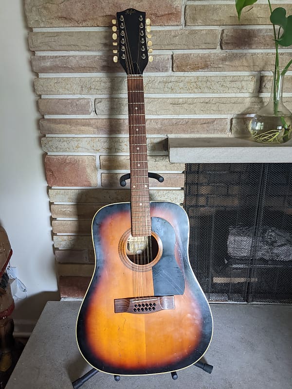 1976 Hofner 12 String Acoustic (Tobacco Sunburst) | Reverb