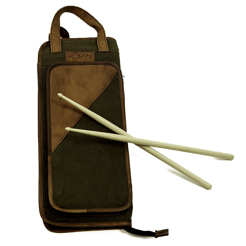 Zyn Luxury Leather Canvas Stick Bag | Reverb Zyn Luxury Leather Canvas Stick Bag | Reverb