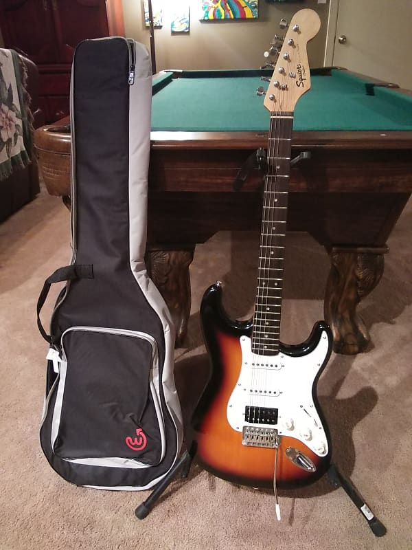 Modified Fender Squire Stratocaster Bullet 2009 - Three tone | Reverb