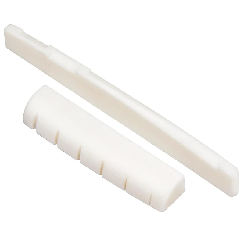 6 String Acoustic Guitar Bone Bridge Saddle And Nut Made Of | Reverb