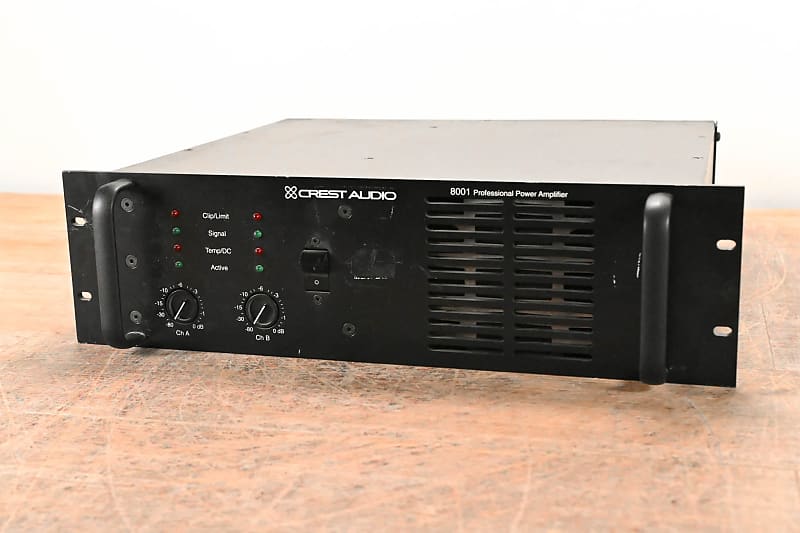 Crest Audio 8001 2-Channel Power Amplifier CG01HT8 | Reverb UK