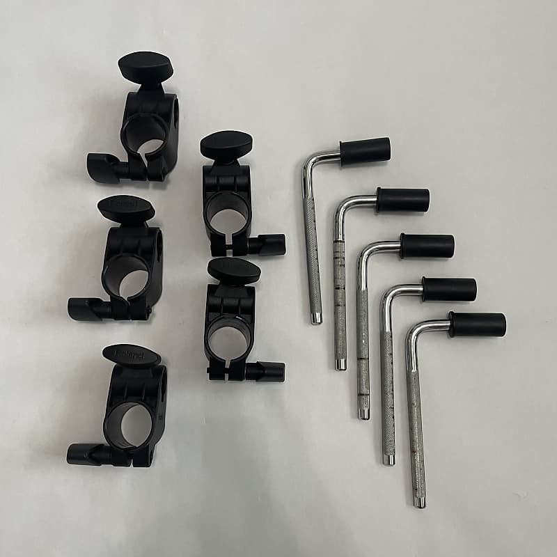 (5) - Roland Clamps & L Arms V Drums | Reverb