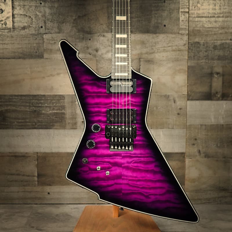 Schecter E-1 FR S LH Special Edition Trans Purple Burst (TPB) | Reverb