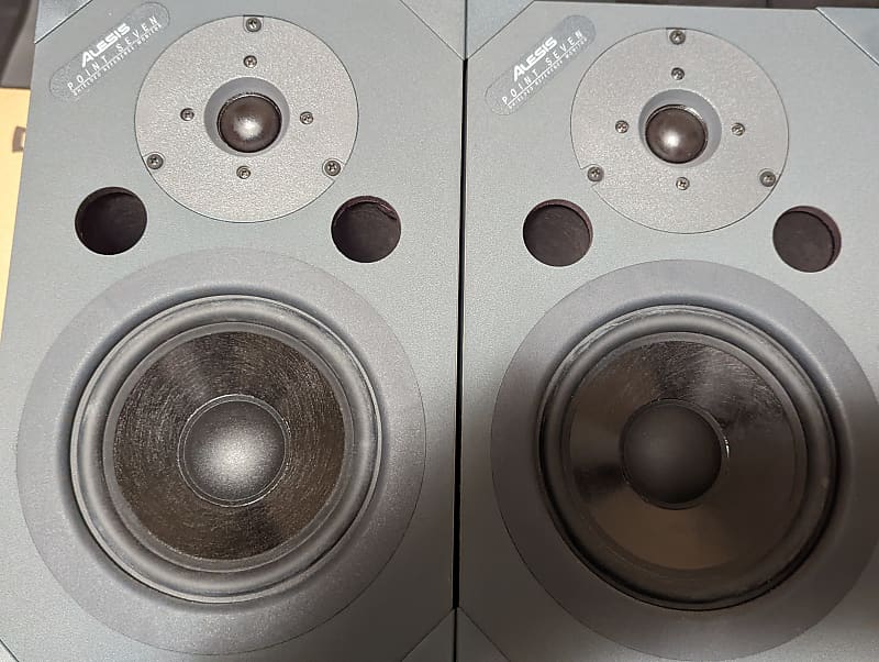 Alesis Point Seven Shielded Reference Monitor - Gray | Reverb