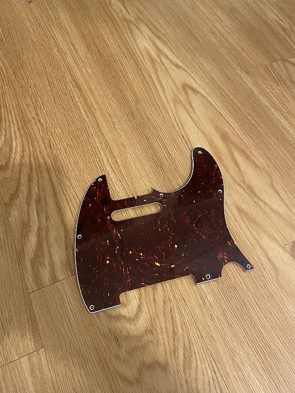 *NEW Fender 8-hole Modern Telecaster Pickguard - Tortoise | Reverb