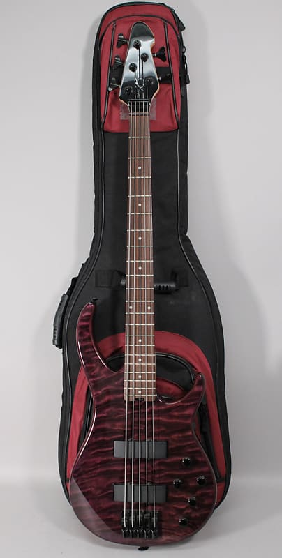 Peavey Millennium AC BXP 5 String Active Bass In Trans Purple | Reverb