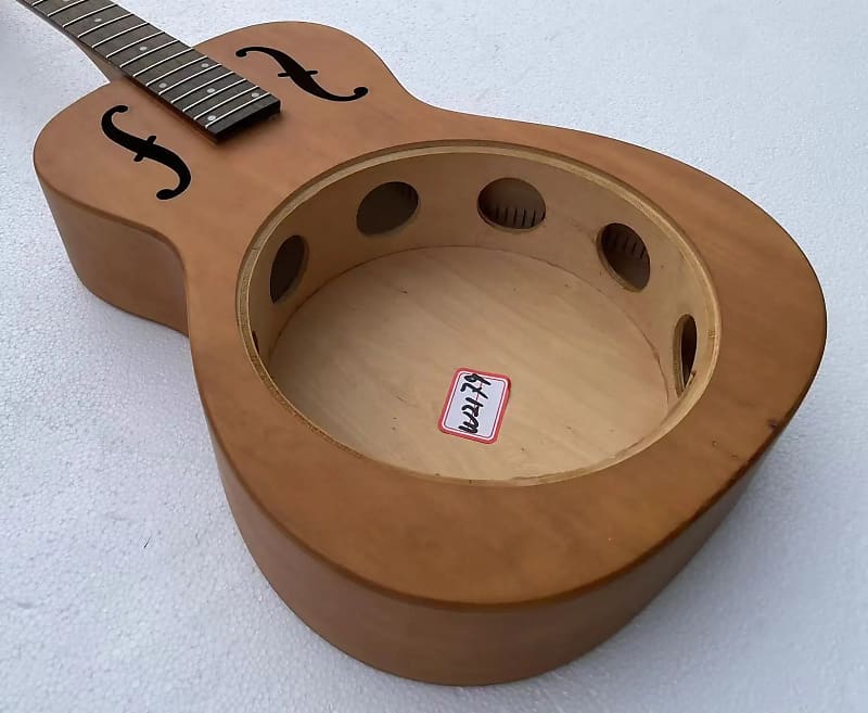 Custom Dobro Resonator Electric Guitar Body and Neck DIY | Reverb UK