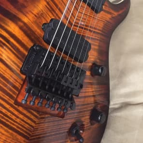 Carvin kiesel CT7 2015 deep orange burst BLACK FRIDAY SALE | Reverb
