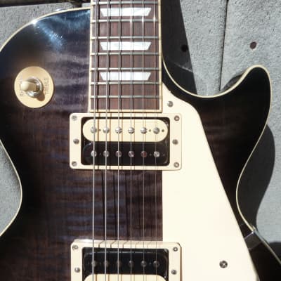 Gibson Les Paul Traditional Pro V 2022 AAA Flame Top Trans | Reverb