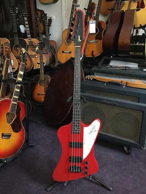 Gibson Thunderbird Bass Guitar 1991 Cardinal Red | Reverb