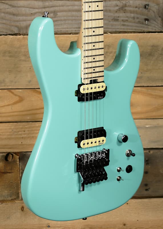 FU-Tone FU PRO Electric Guitar Sea Foam Green w/ Gigbag | Reverb
