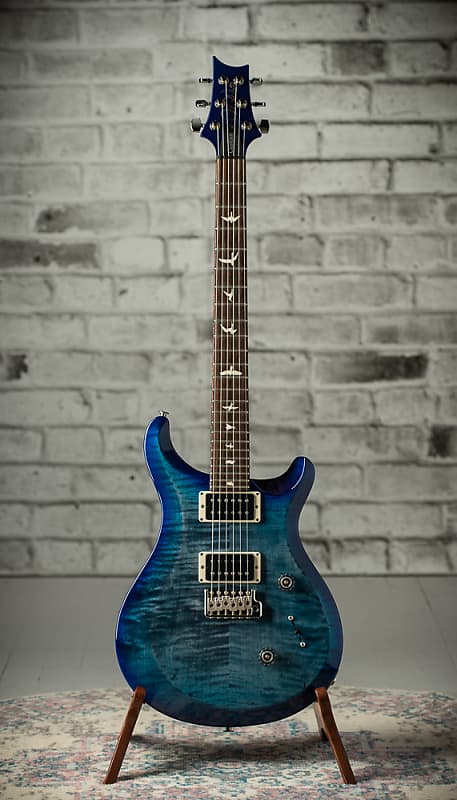 PRS S2 Custom 24 - Faded Gray Black Blue Burst | Reverb Canada