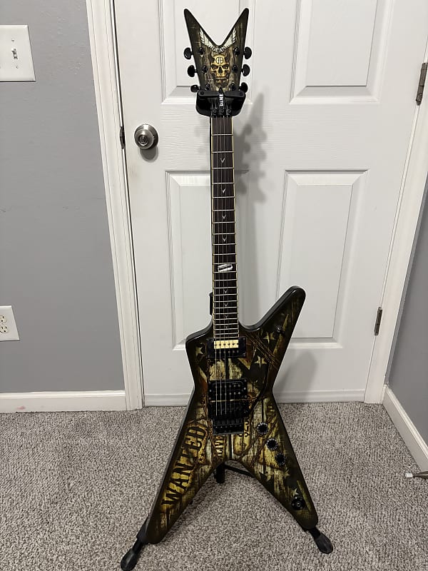 Dean Dimebag ML 2012 - Wanted decal | Reverb