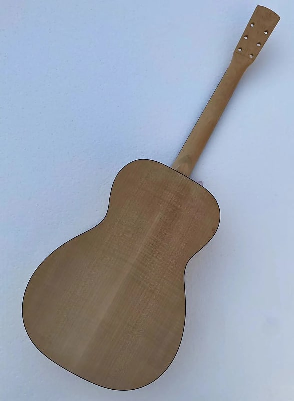 Laminated Maple Wood Dobro Resonator Guitar Body with Neck | Reverb