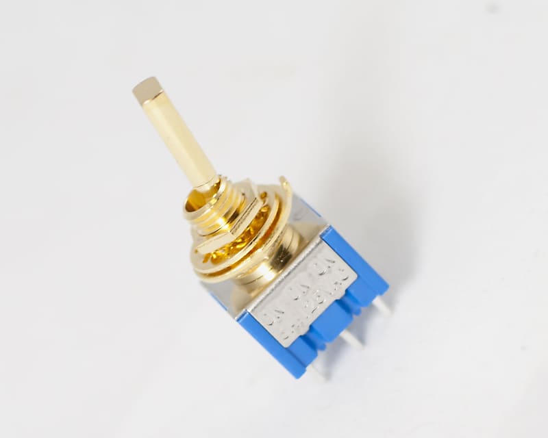 3-Way Switch - Gold On On On Mini Switch | Reverb