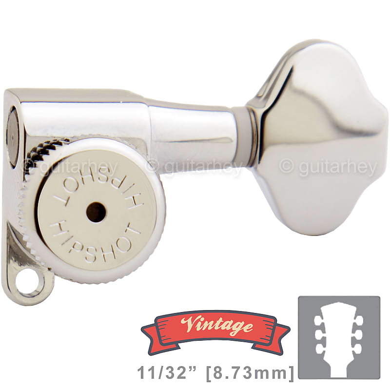 NEW Hipshot Vintage L3+R3 LOCKING Mini Tuners SET Victorian | Reverb