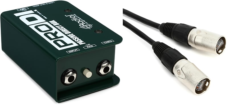 Radial ProDI 1-channel Passive Instrument Direct Box Bundle | Reverb