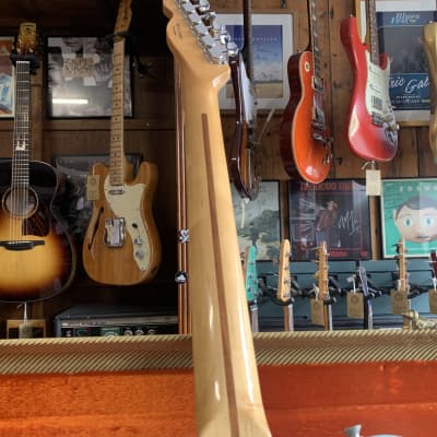 Fender '72 Telecaster Thinline MIM FSR 2002 Daphne Blue | Reverb