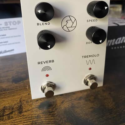 Milkman F-Stop Reverb/Tremolo - White - Open Box | Reverb