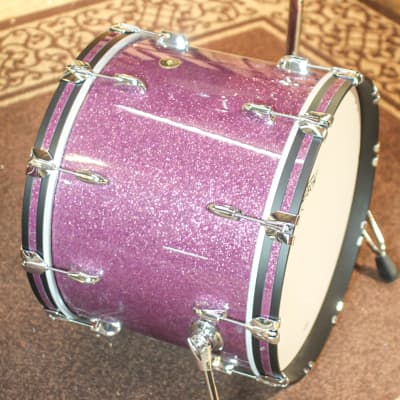 Gretsch USA Custom Purple Glass Drum Set (No Snare) - | Reverb