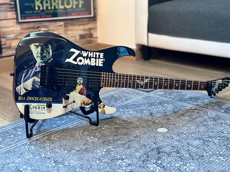 ESP LTD KH White zombie (Kirk Hammett) | Reverb