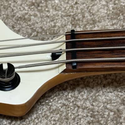Schecter Strategy PJ Bass MIJ 1980s Aged White | Reverb