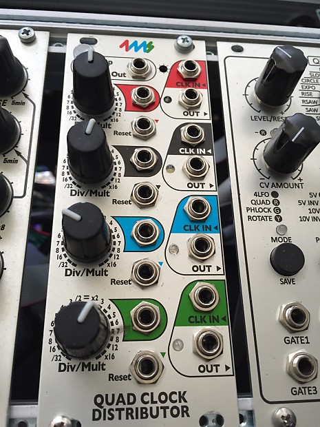 QCD: Quad Clock Distributor by 4MS | Reverb