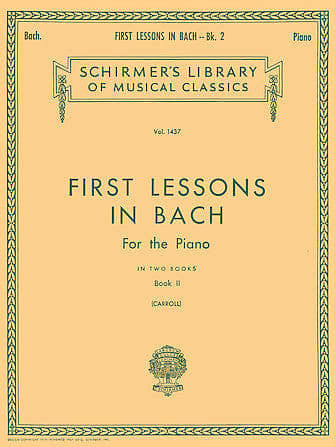 First Lessons In Bach Book 2 Piano Method | Reverb