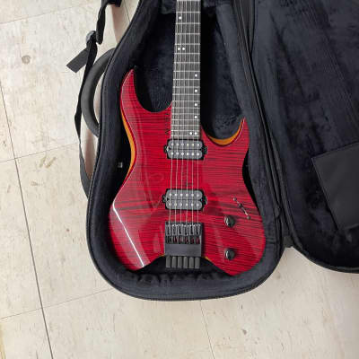 Kiesel Vader 2018 Translucent Red/Flamed Maple | Reverb