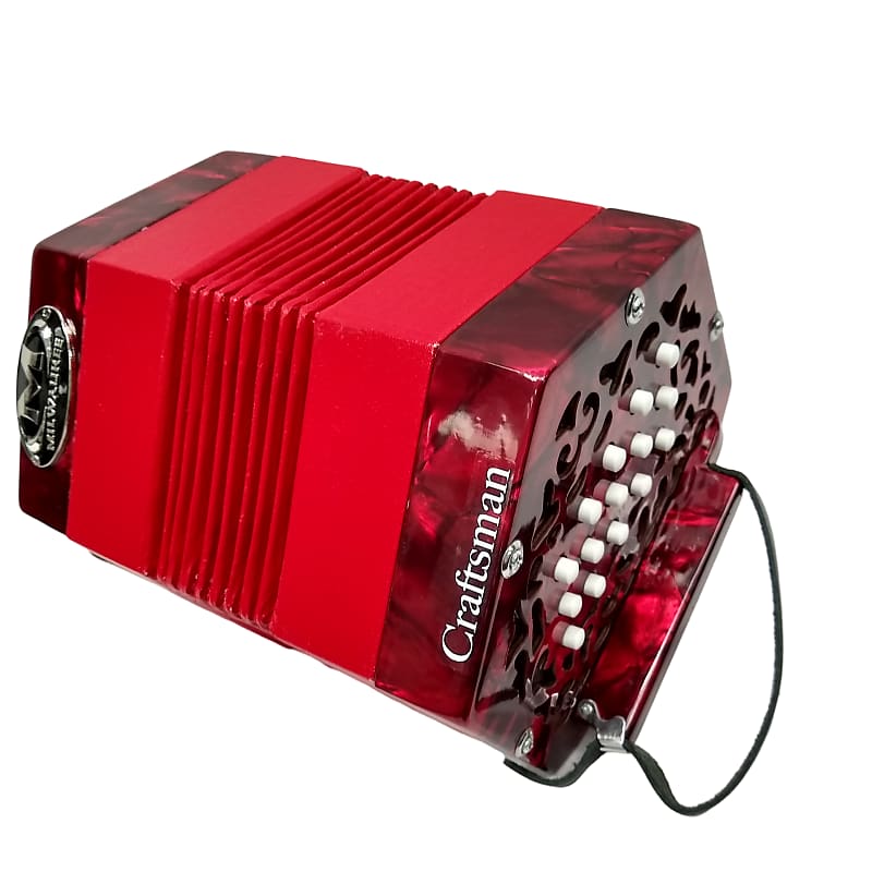 Milwaukee Craftsman 30 Key Anglo Concertina | Reverb