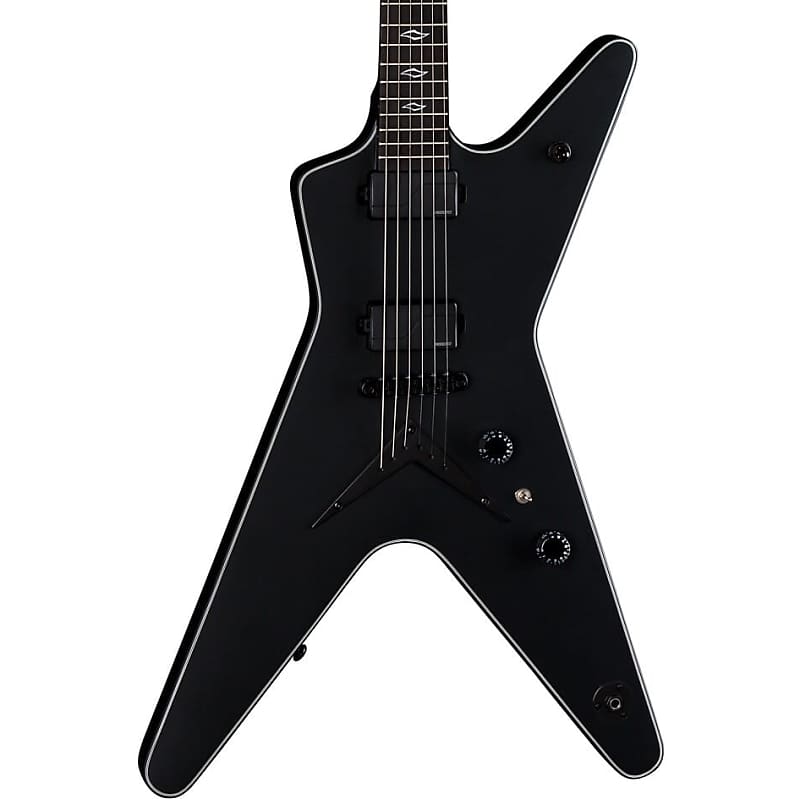 Dean Guitars ML Select Fluence Electric Guitar in Satin Black | Reverb