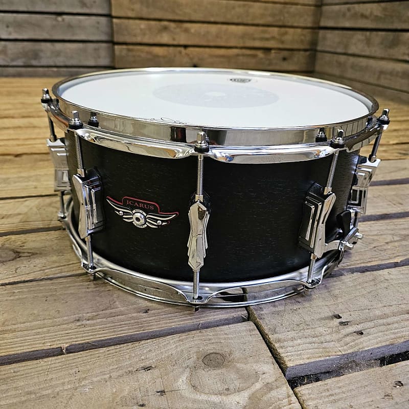 Snare Drum 14" British Drum Co Nicko Iron Maiden Icarus USED | Reverb