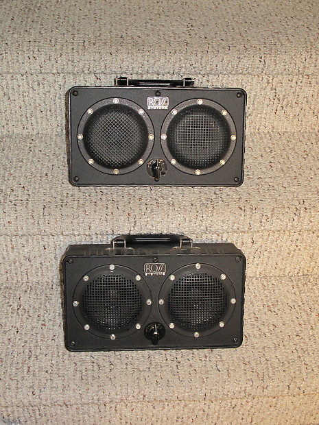 Ross Systems R24 Monitor Speakers w/ Case | Reverb