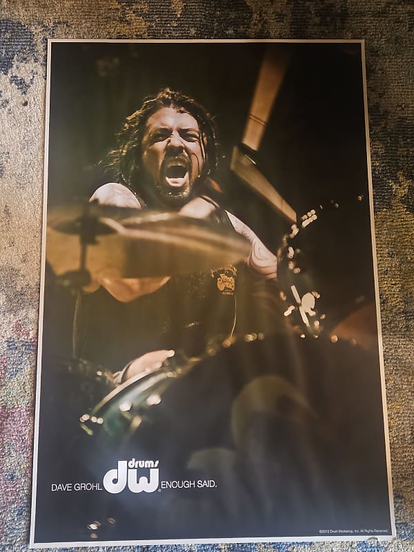 DW Dave Grohl promotional poster 2012 | Reverb