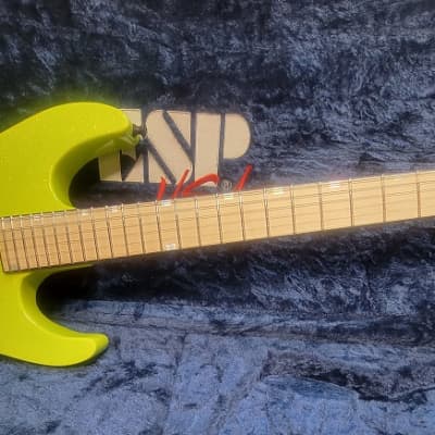 ESP USA M1 Deluxe one off POWERBAIT finish 2022 Powerbait | Reverb
