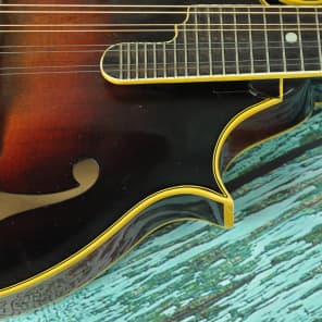 c. 1980 Kentucky KM1000 KM-1000 Mandolin Vintage Sunburst | Reverb