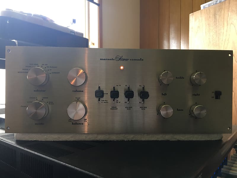 Marantz Model 7 1965 Champagne, Walnut Cabinet, Telefunken | Reverb