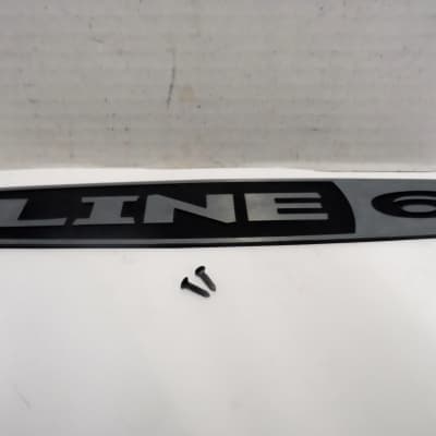 Line 6 Head Combo Speaker Cabinet Cab Badge Logo Emblem Metal | Reverb