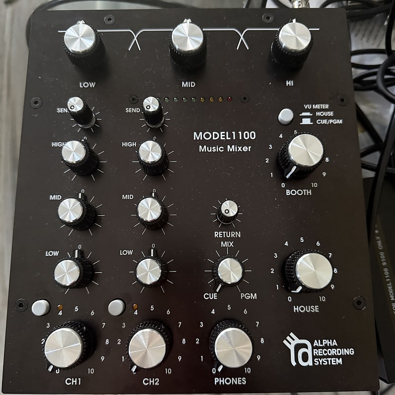 Alpha Recording System MODEL1100STD 2-Channel Rotary DJ Mixer | Reverb