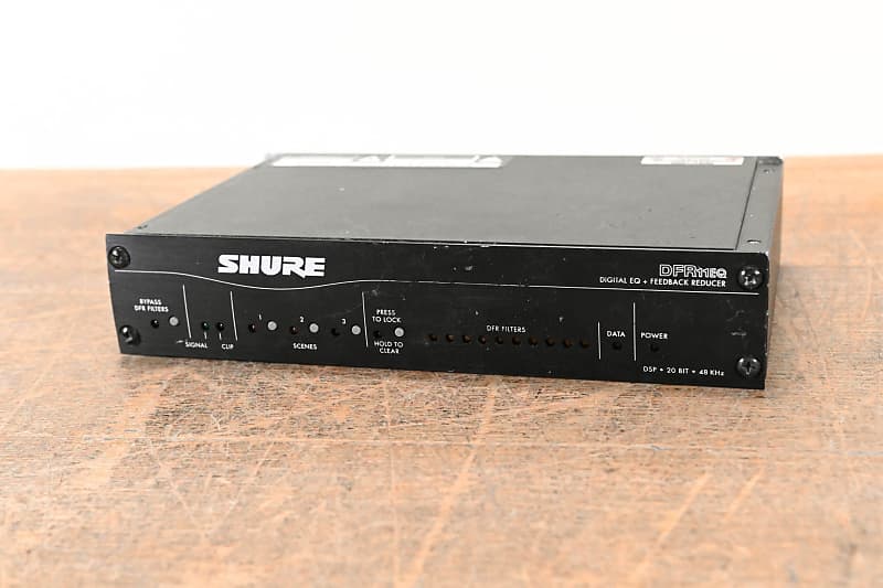 Shure DFR11EQ Digital Feedback Reducer and Graphic Equalizer | Reverb