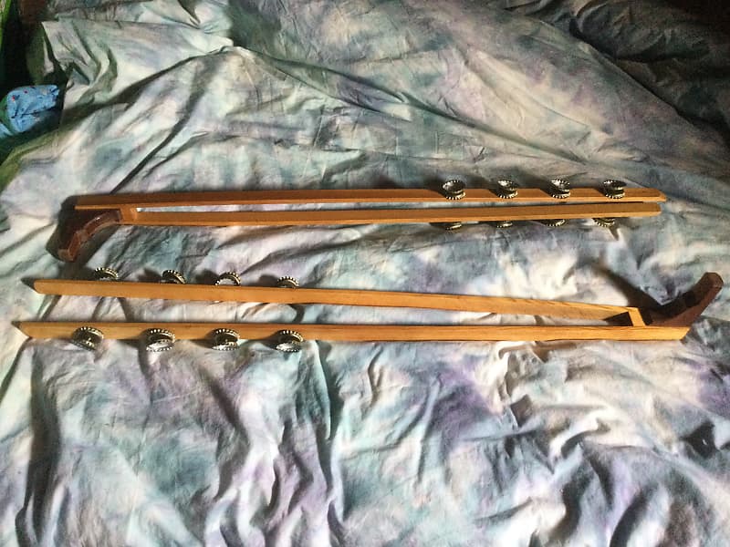 2 Upcycled Wooden Chimta Indian Tong Shakers | Reverb