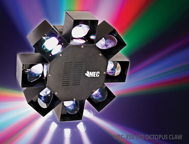 MEC-X58 LED OCTOPUS CLAW Mirror FX Centerpiece Light DMX Free | Reverb