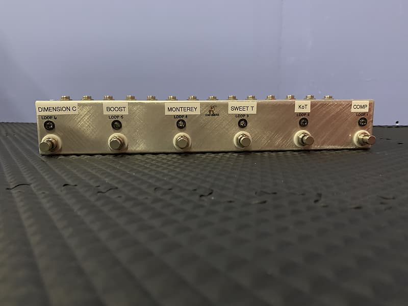 Loop Master 6 Loop Switcher (True Bypass) Pedalboard Switcher | Reverb