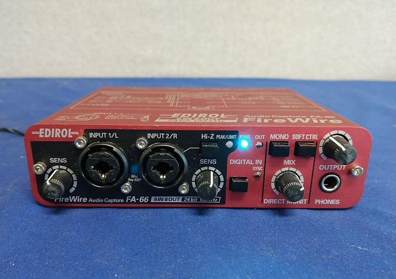 Edirol Roland Audio Capture FA-66 6-Channel Portable FireWire | Reverb