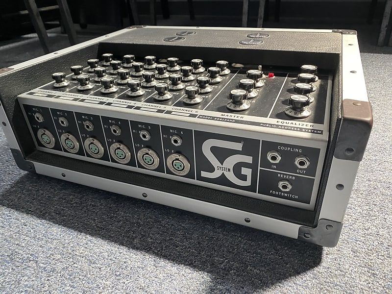 Vintage SG Systems Sound System: Mixer (Model SG-812) and 4 | Reverb