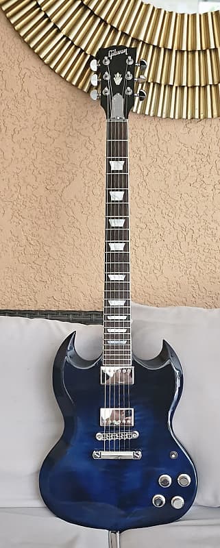 Gibson SG HP Standard 2018 Cobalt Blue Fade Guitar | Reverb