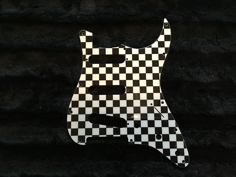 WD Music Pickguard 2022 Checker Board Black/White | Reverb