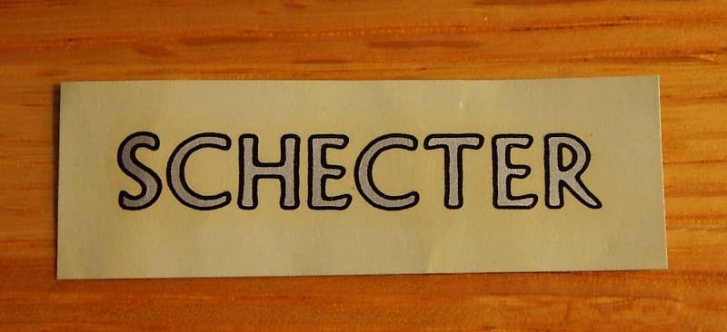 Schecter Vintage Original Logo Decal | Reverb