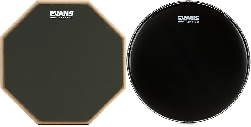 Evans RealFeel 2-Sided Pad - 12 inch Bundle with Evans | Reverb