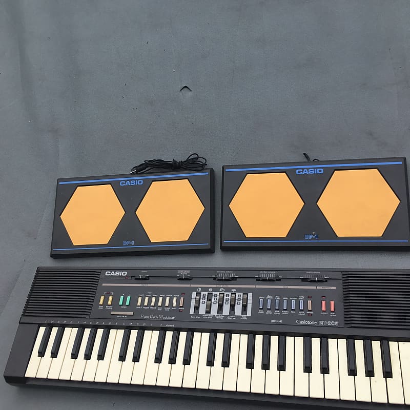Casio Casiotone MT-205 Electronic Keyboard with 2 DP-1 Drum | Reverb
